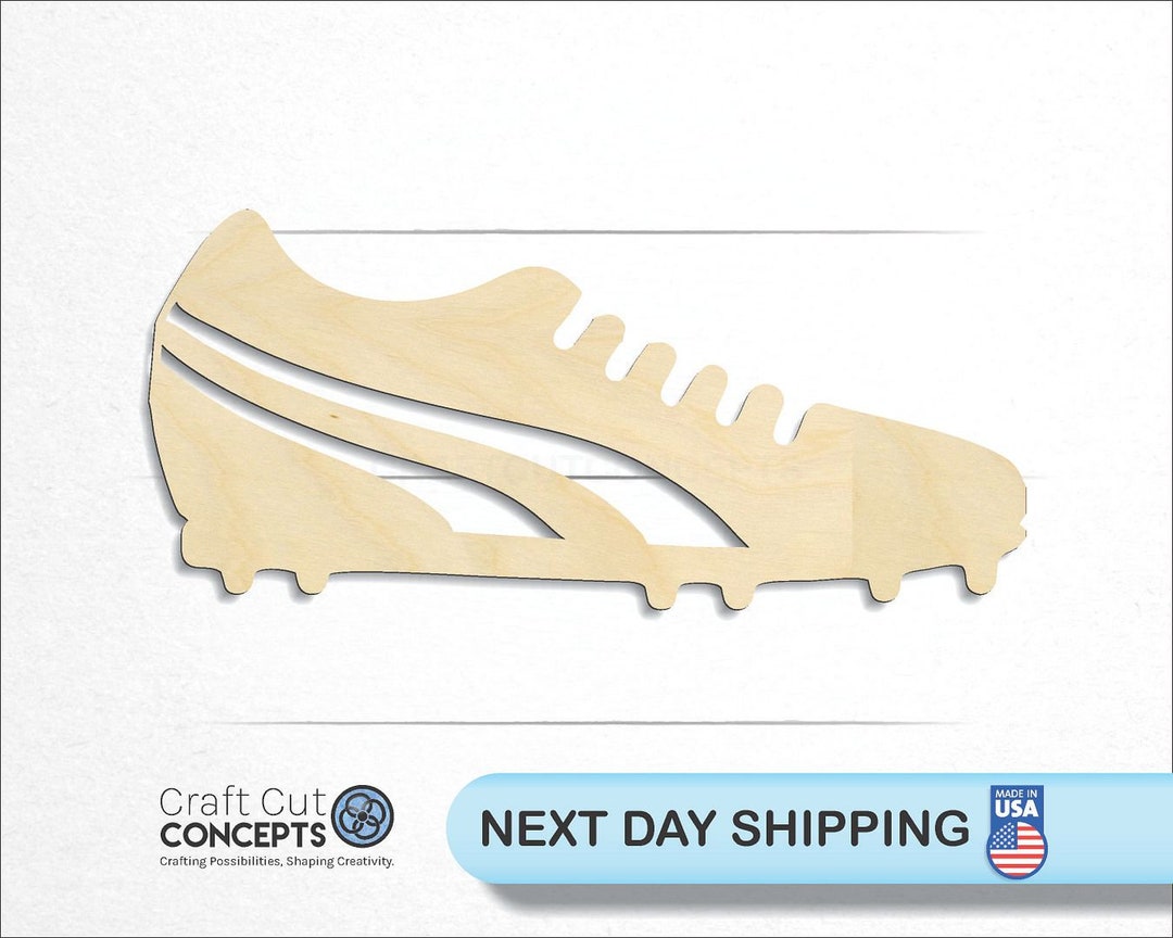 Track Shoe Cleats - Laser Cut Unfinished Wood Cutout Craft Shapes - Etsy
