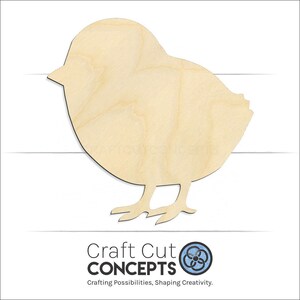 Chick Chicken - Laser Cut Unfinished Wood Cutout Craft Shapes - Etsy