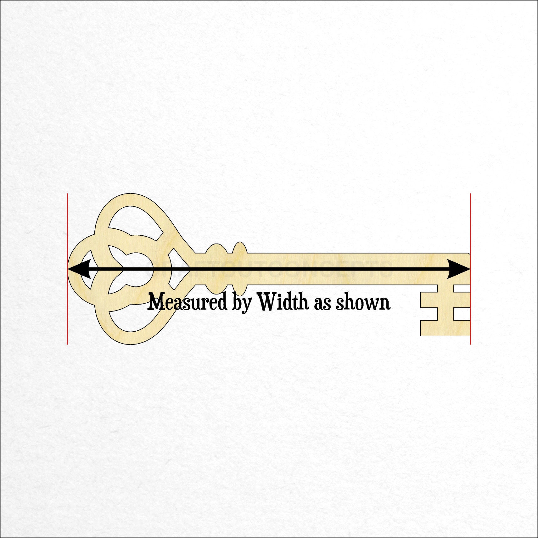 Skeleton Key Shape 2 Large & Small Pick Size - Etsy