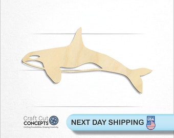 Orca Killer Whale Laser Cut Out Unfinished Wood Shape Craft Supply - Etsy