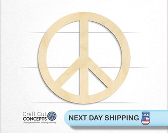 Peace Laser Cut Unfinished Wood Cutout Shapes Always Check Sizes and ...