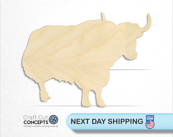 Unfinished Wood Yak Shape - Animal - Craft - up to 24" DIY - Etsy