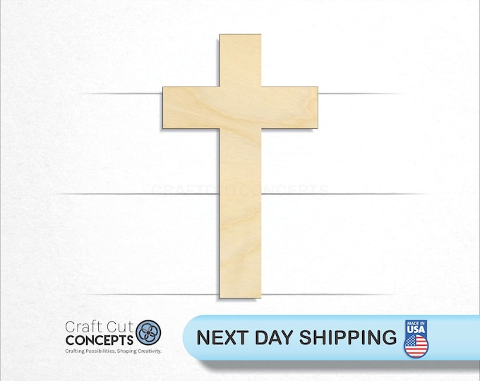 Cross multiple Sizes-cut Outs Wood Craft Supply-finished or Unfinsihed ...
