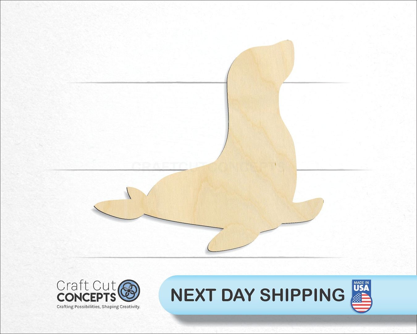 Marina Seal - Laser Cut Unfinished Wood Cutout Craft Shapes - Etsy