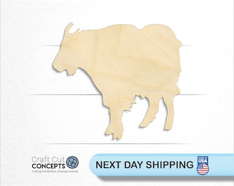 Goat Laser Cut Out Unfinished Wood Shape Craft Supply SHP9 - Etsy