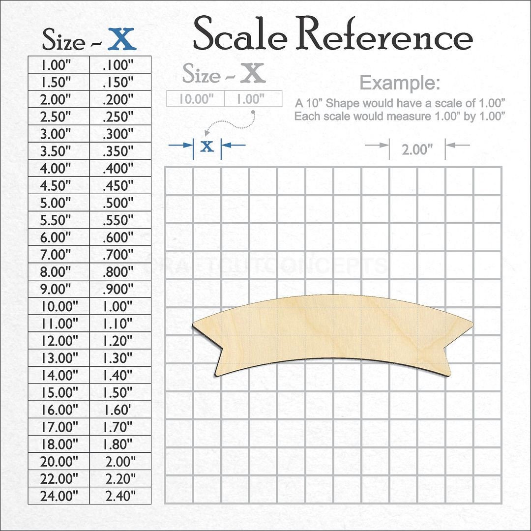 Curved Sign - Laser Cut Unfinished Wood Cutout Craft Shapes - Etsy