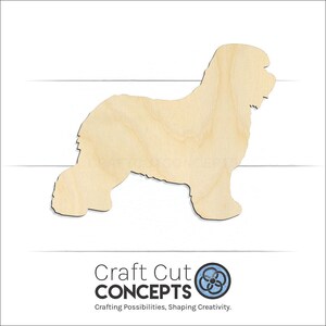 Old English Sheepdog Dog - Laser Cut Unfinished Wood Cutout Craft ...