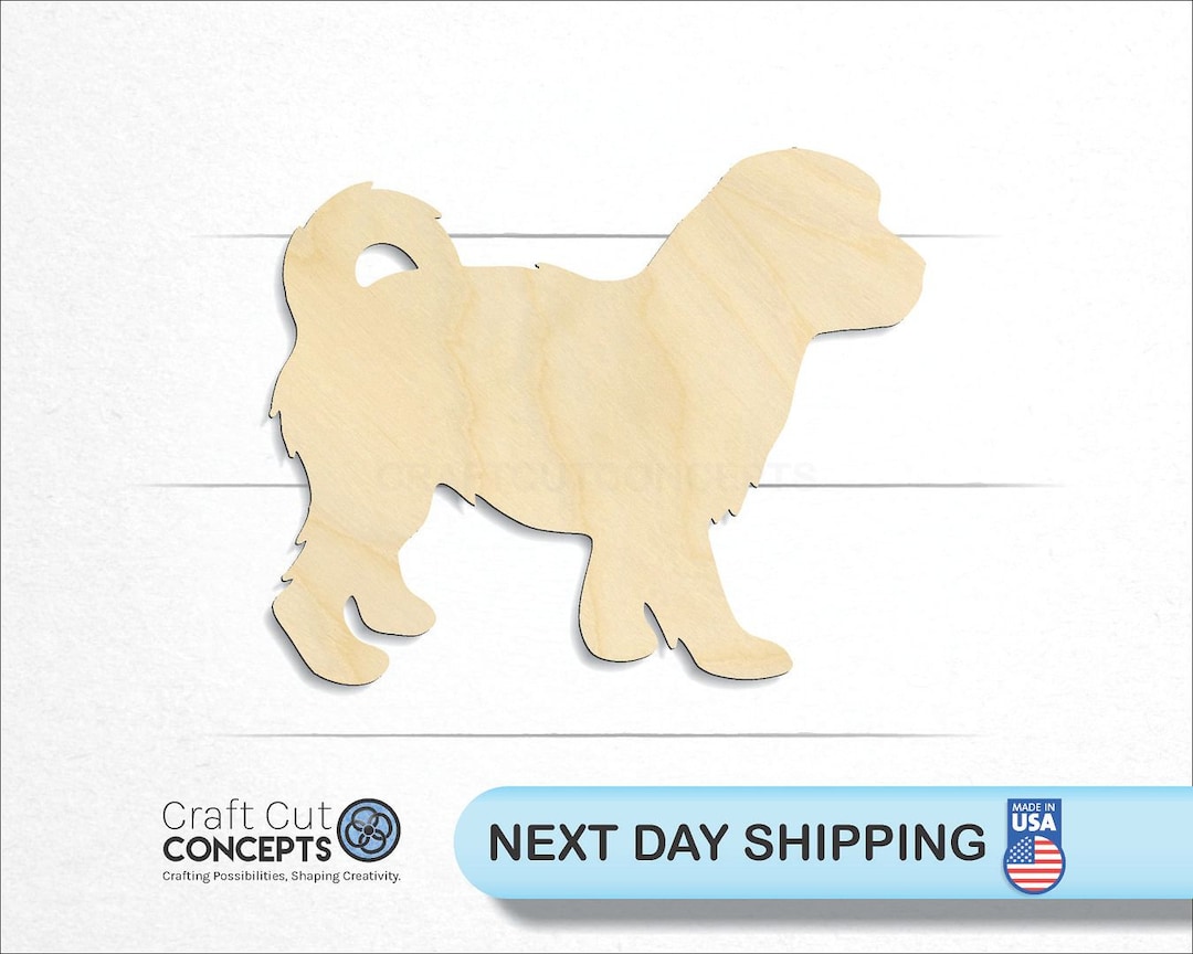 Cockapoo Spoodle Cockerdoodle Dog - Laser Cut Unfinished Wood Cutout ...
