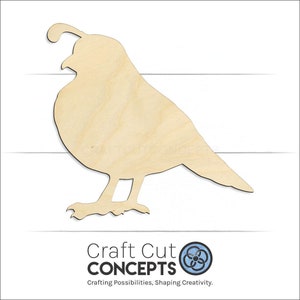 Quail Bird Cute - Laser Cut Unfinished Wood Cutout Craft Shapes - Etsy