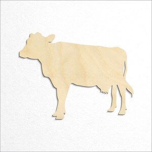 Cow Calf Shape - - Laser Cut Unfinished Wood Cutout Craft Shapes - Etsy