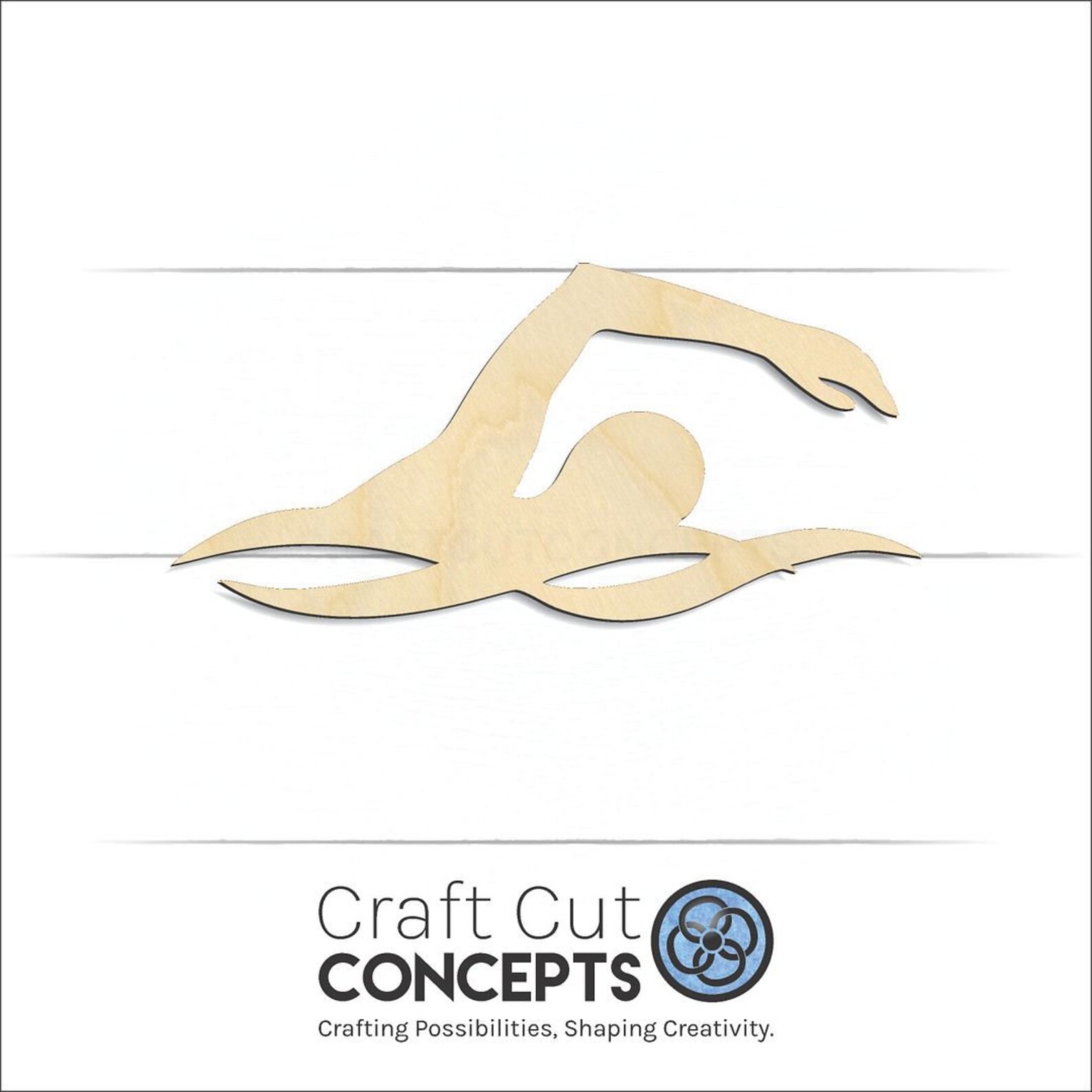 Swimmer - Laser Cut Unfinished Wood Cutout Craft Shapes - Etsy