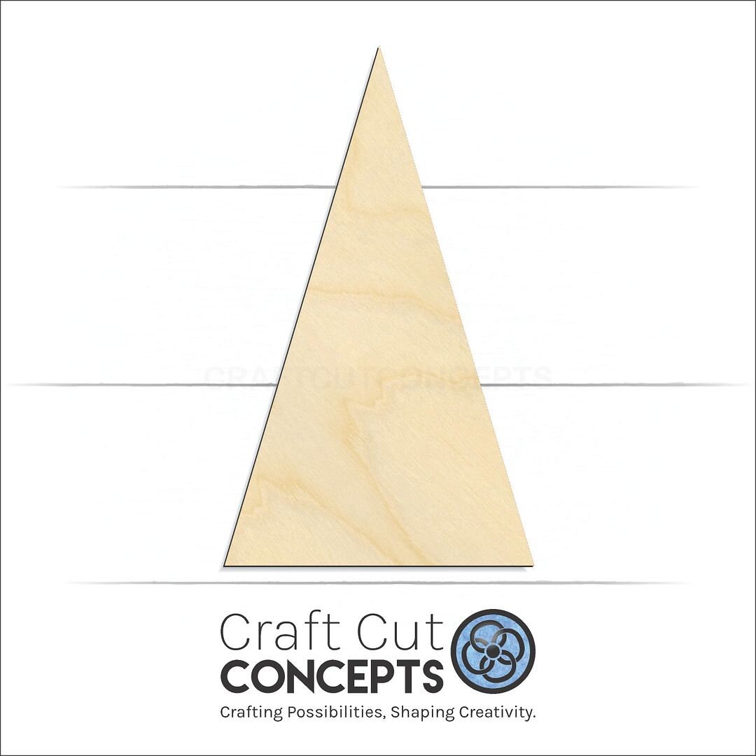 Triangle - Laser Cut Unfinished Wood Cutout Craft Shapes - Etsy