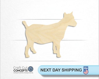 Goat Laser Cut Out Unfinished Wood Shape Craft Supply SHP9 - Etsy