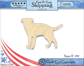 Puppy Dog Laser Cut Out Unfinished Wood Shape Craft Supply - Etsy