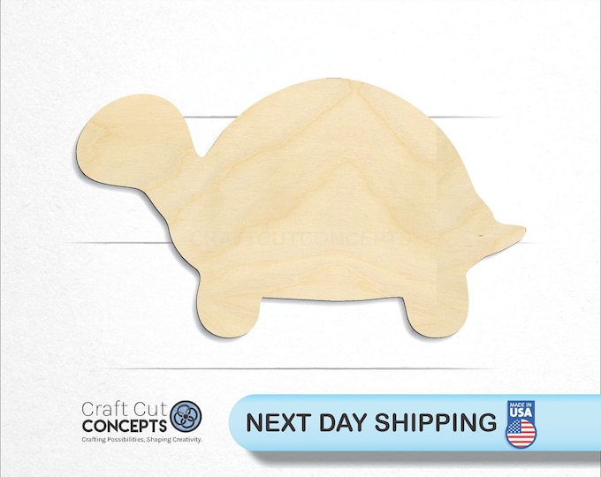 Turtle With Hearts on Shell Laser Cut Out Unfinished Wood Shape Craft ...