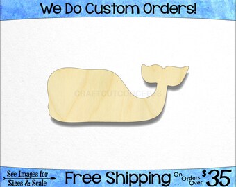 Whale Wood Cutout | Etsy