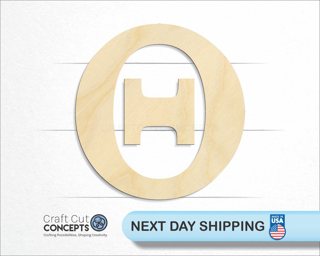 Theta Greek Sorority Letter - Laser Cut Unfinished Wood Shapes and ...