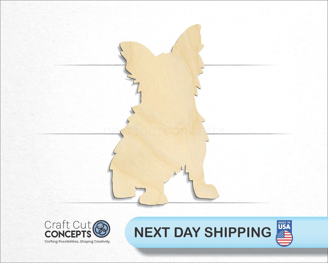 Cute Dog - Laser Cut Unfinished Wood Cutout Craft Shapes - Etsy