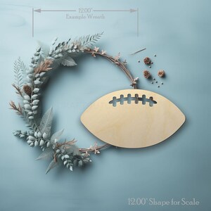 Football Cutout - Laser Cut Unfinished Wood Cutout Craft Shapes - Etsy