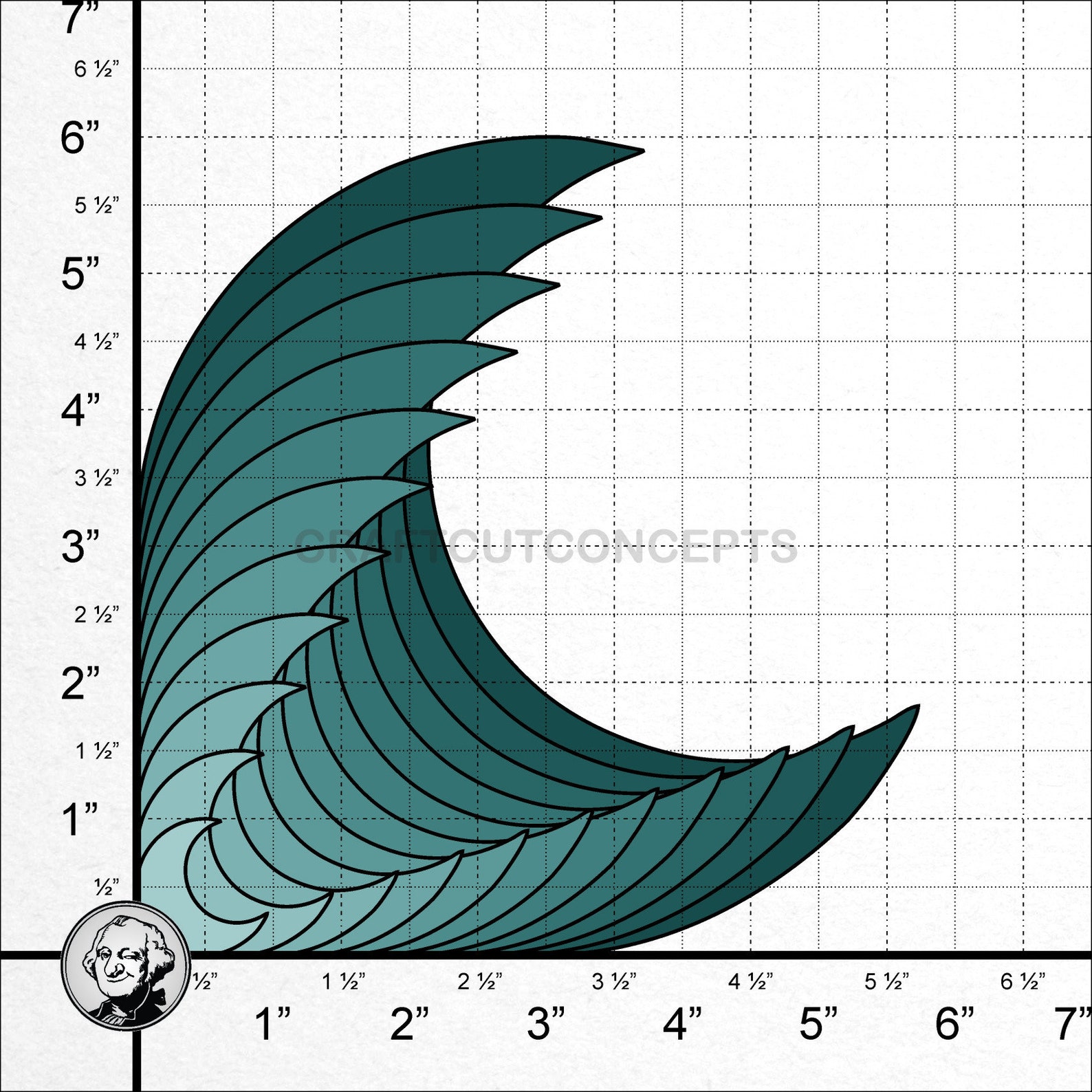 Crescent Moon Large & Small Pick Size Laser Cut - Etsy