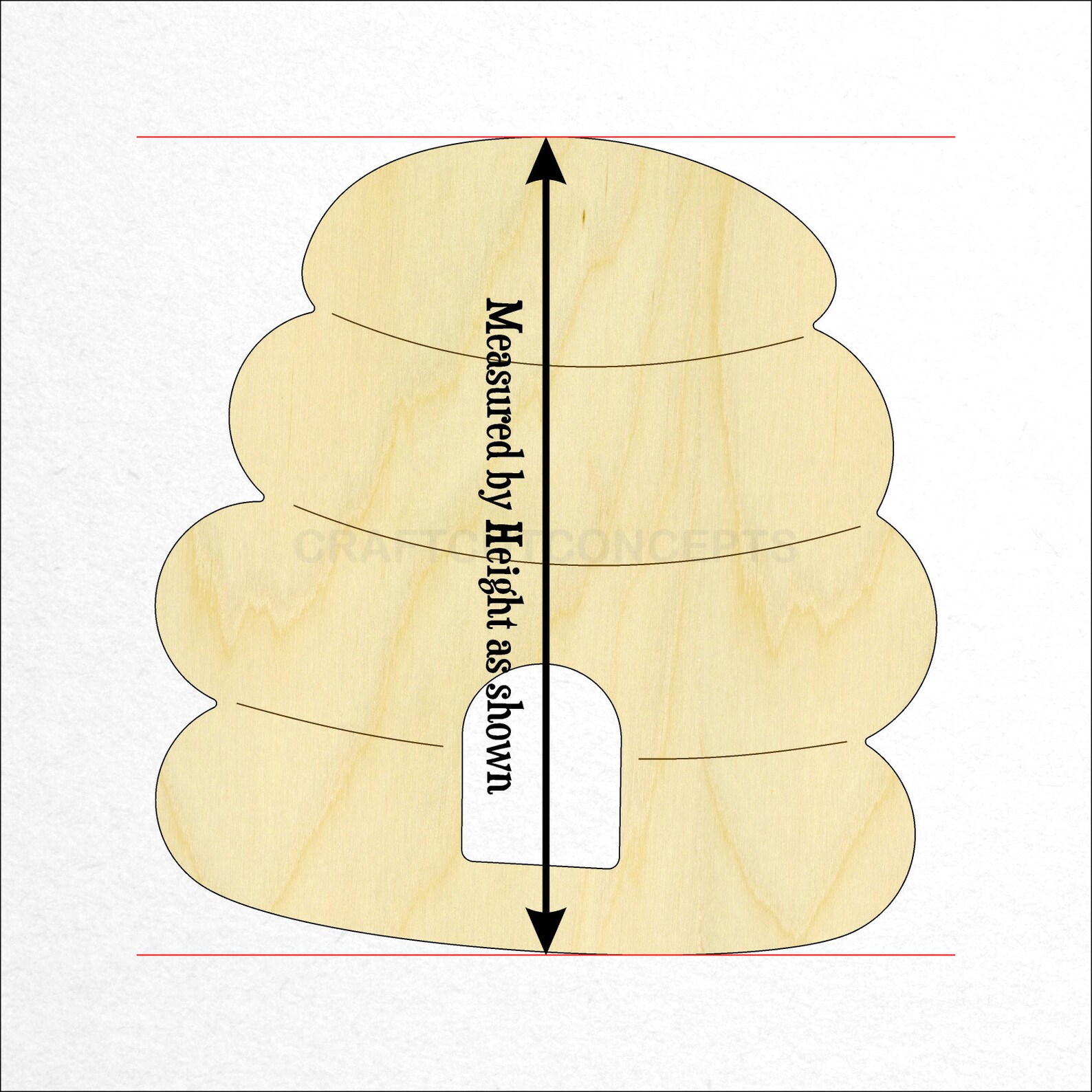 Bee Hive Shape Woodland Wildlife Large & Small Pick Size - Etsy