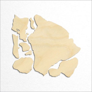 Hawaiian Island SET - Laser Cut Unfinished Wood Cutout Craft Shapes - Etsy