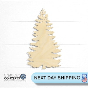 Pine Tree - Laser Cut Unfinished Wood Cutout Craft Shapes - Etsy