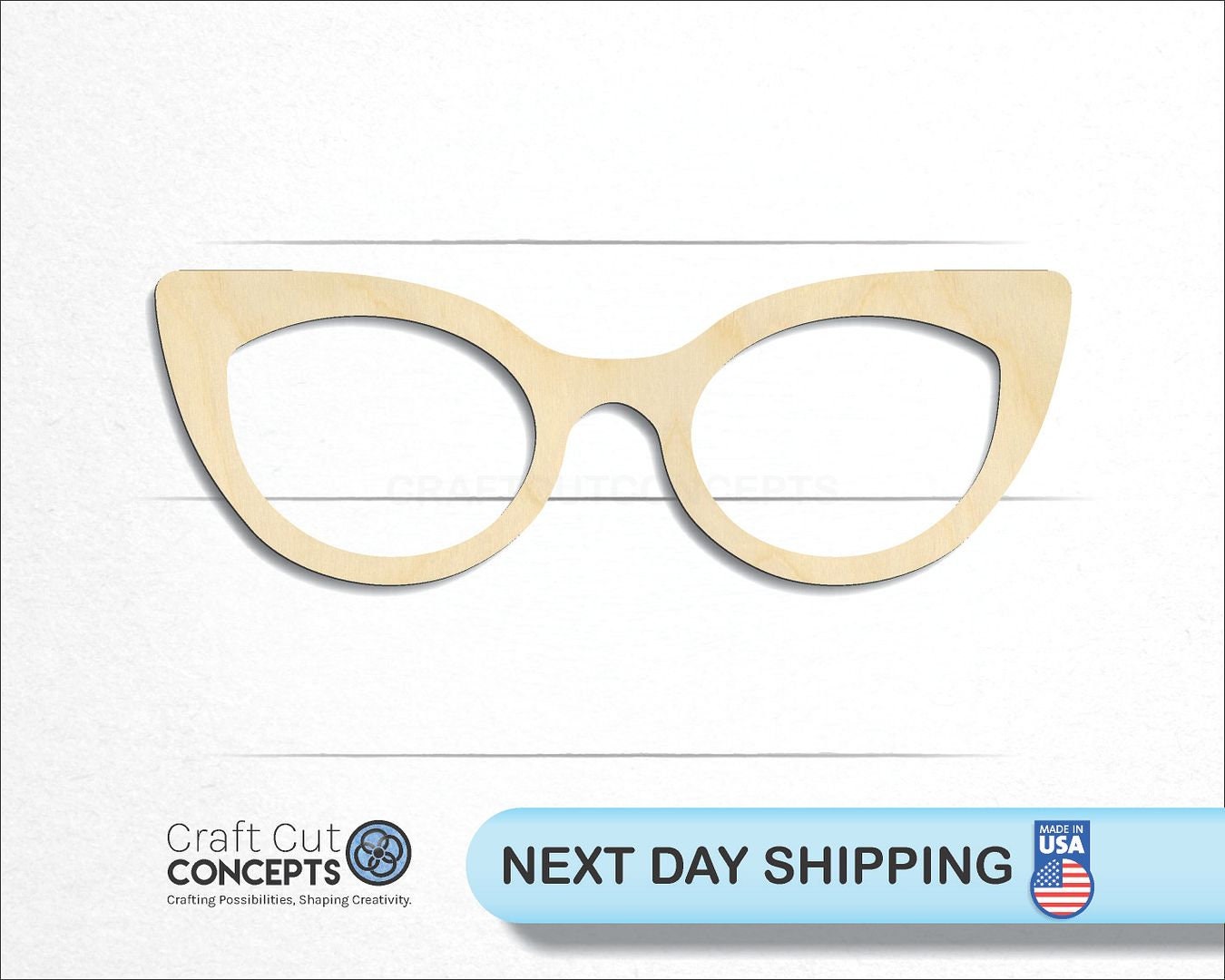 Vintage Eye Glasses - Laser Cut Unfinished Wood Cutout Craft Shapes - Etsy