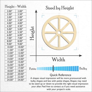Spoked Wagon Wheel - Laser Cut Unfinished Wood Cutout Craft Shapes - Etsy