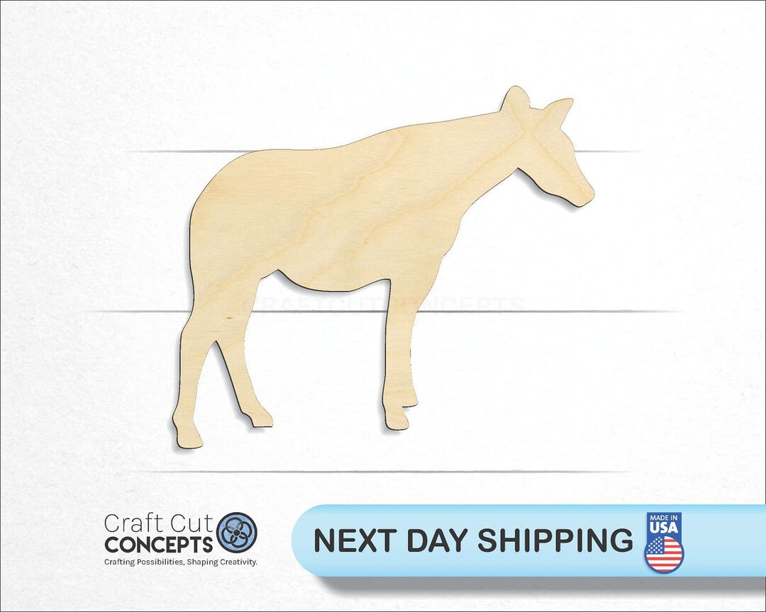 Okapi - Laser Cut Unfinished Wood Cutout Craft Shapes - Etsy