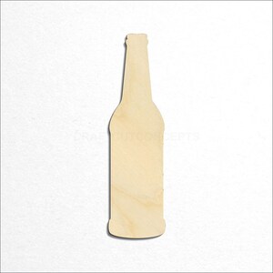 Beer Bottle - Laser Cut Unfinished Wood Cutout Craft Shapes - Etsy