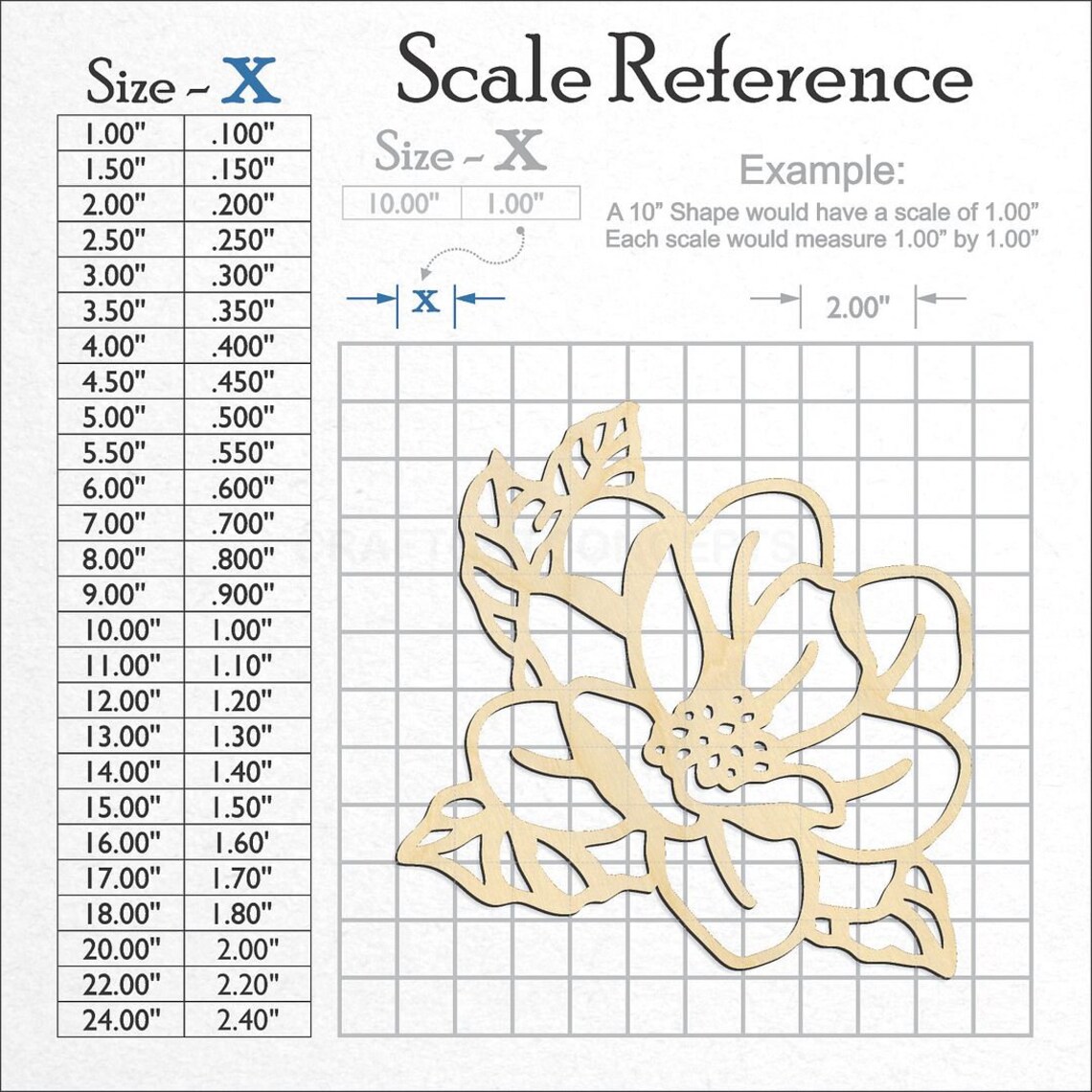 Magnolia Flower - Laser Cut Unfinished Wood Cutout Craft Shapes - Etsy