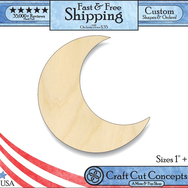 Crescent Moon Star Laser Cut - Etsy