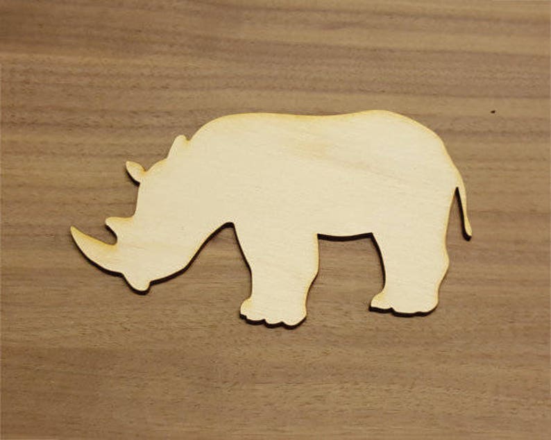 Rhinoceros Rhino Shape African Wildlife Large & Small - Etsy