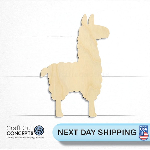 Llama Wood Cutout - Etsy