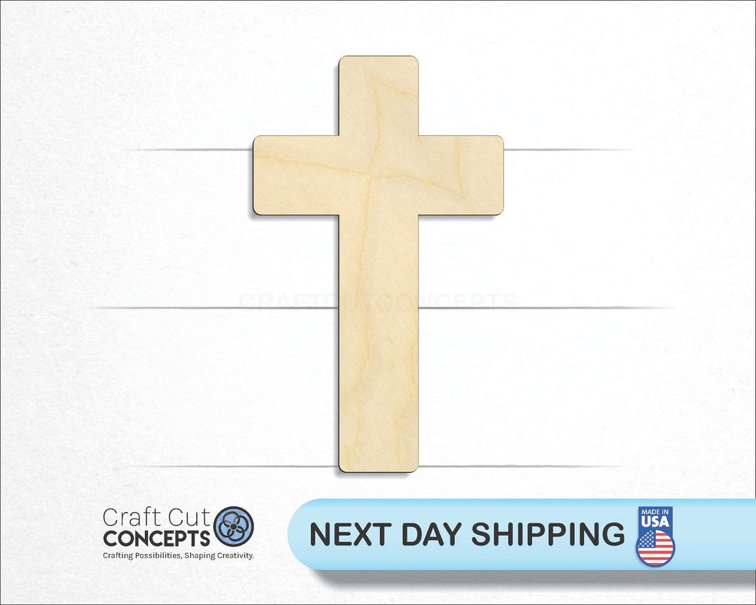 Rounded Christian - Laser Cut Unfinished Wood Cutout Craft Shapes - Etsy