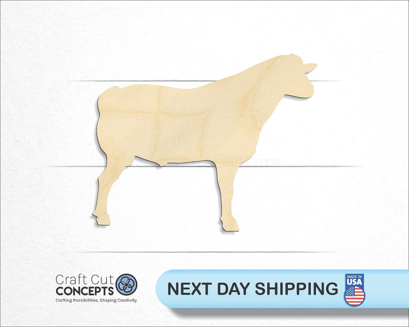 Myotonic Goat - Laser Cut Unfinished Wood Cutout Craft Shapes - Etsy