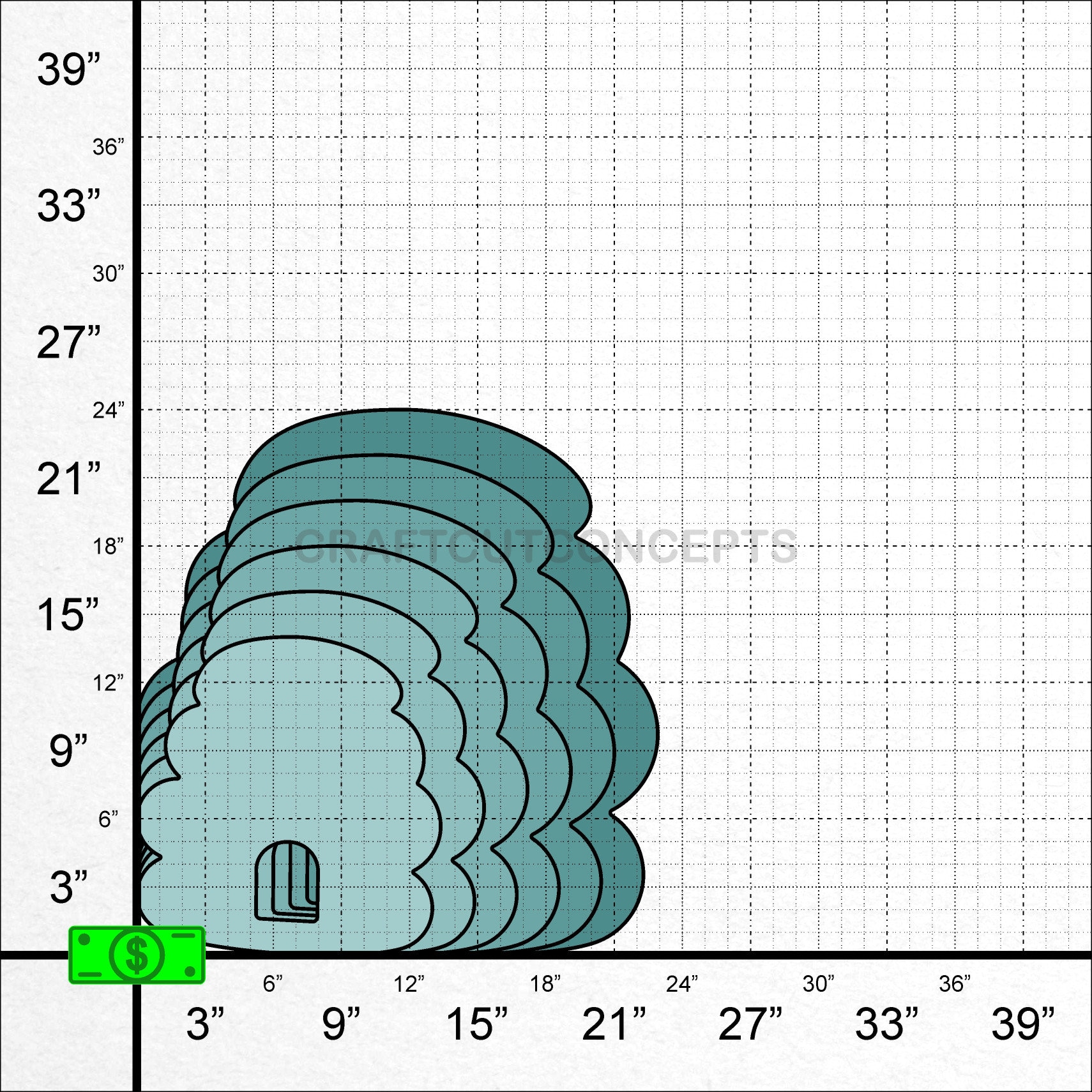 Bee Hive Shape Woodland Wildlife Large & Small Pick | Etsy