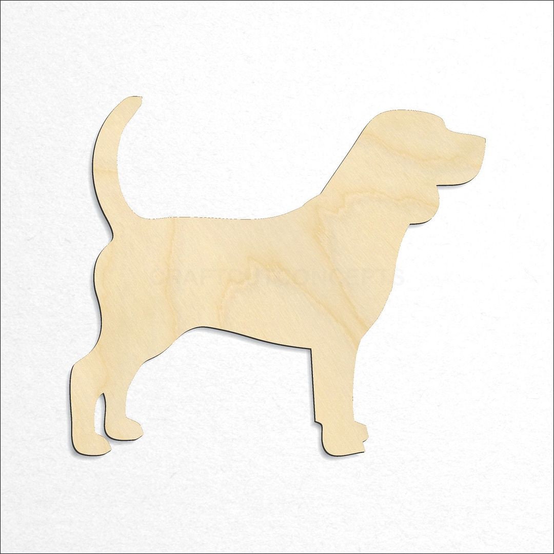 Beagle Hound Dog - Laser Cut Unfinished Wood Cutout Craft Shapes - Etsy