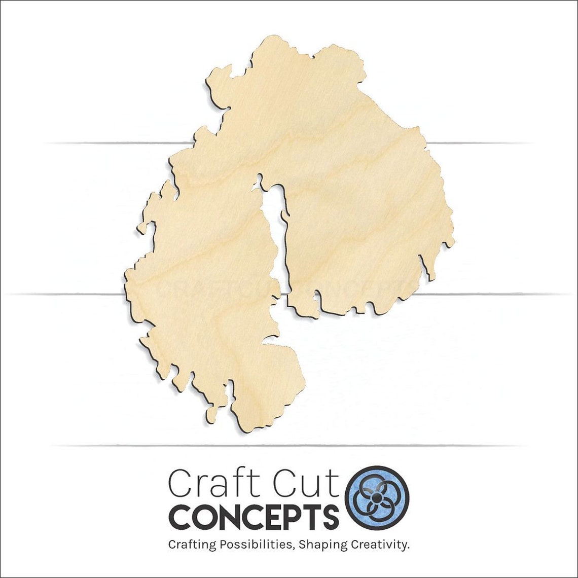 Maine Mount Desert Island - Laser Cut Unfinished Wood Cutout Craft ...