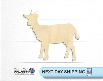 Goat Laser Cut Out Unfinished Wood Shape Craft Supply SHP9 - Etsy