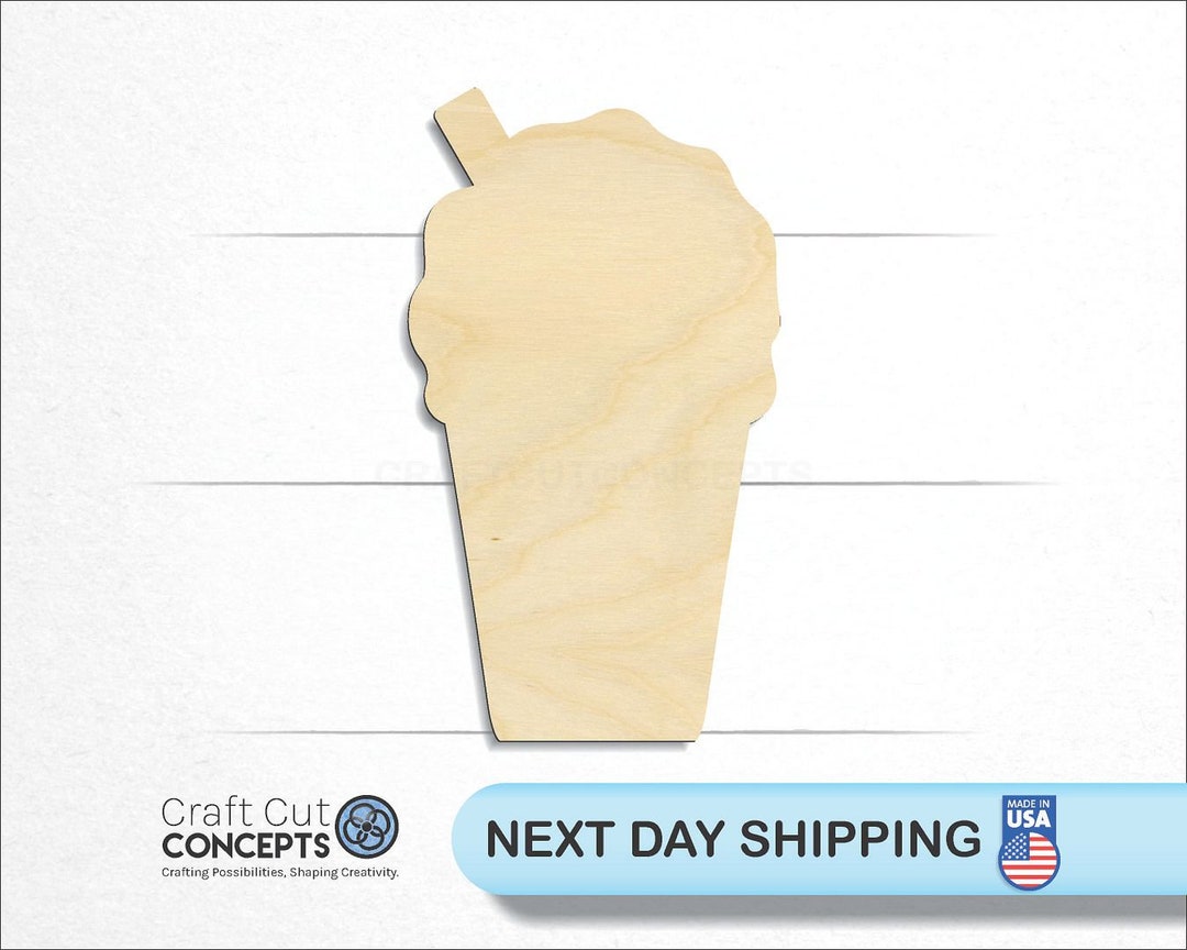 New Orleans Snowball - Laser Cut Unfinished Wood Cutout Craft Shapes - Etsy