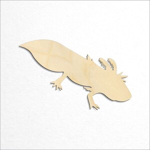 Axolotl - Laser Cut Unfinished Wood Cutout Craft Shapes - Etsy