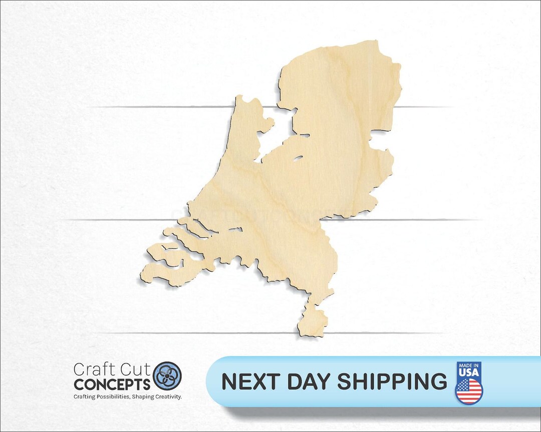 Netherlands - Laser Cut Unfinished Wood Cutout Craft Shapes - Etsy
