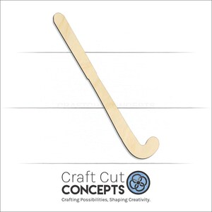 Field Hockey Stick - Laser Cut Unfinished Wood Cutout Craft Shapes - Etsy