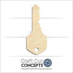 House Key - Laser Cut Unfinished Wood Cutout Craft Shapes - Etsy