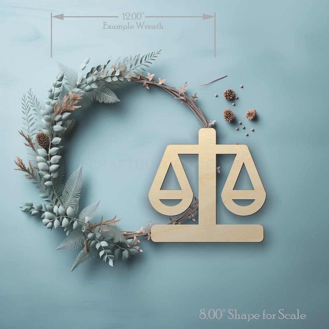 Legal Scale - Laser Cut Unfinished Wood Cutout Craft Shapes - Etsy