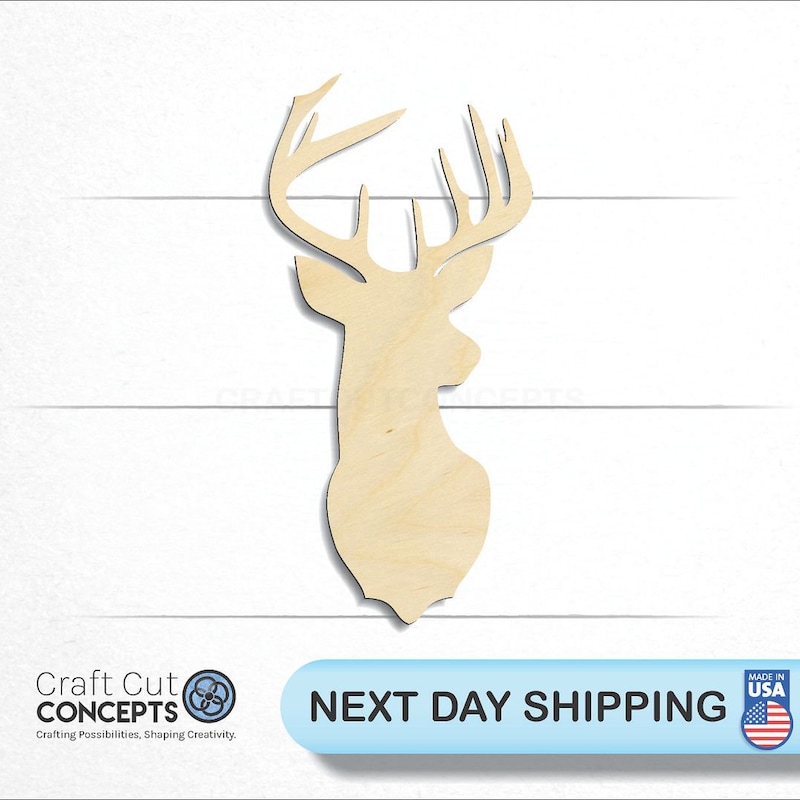 Painted Mounted Deer Head - Etsy