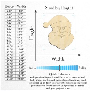 Santa Head W/engraved Detail - Laser Cut Unfinished Wood Cutout Craft ...