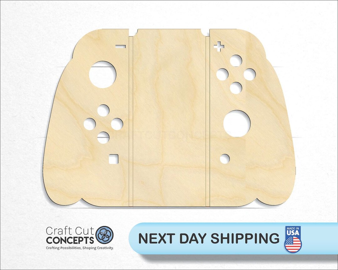 Game Controller - Laser Cut Unfinished Wood Cutout Craft Shapes - Etsy
